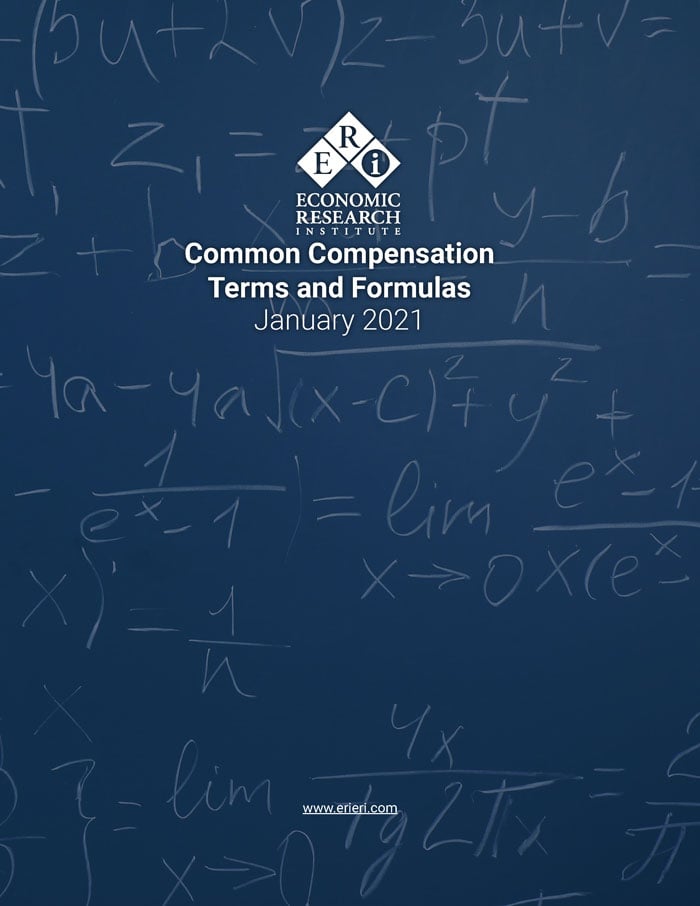 Common Compensation Terms and Formulas - Updated January 2021 | ERI